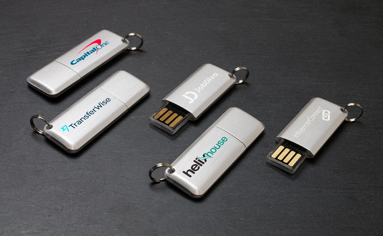 Custom USB Flash Drives Imprinted with your Logo