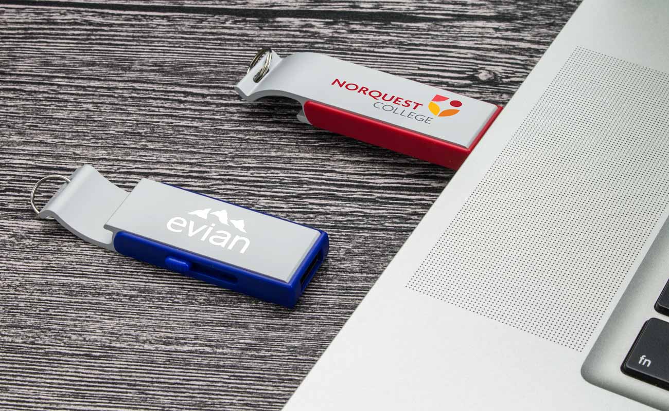 Custom USB Flash Drives Imprinted with your Logo