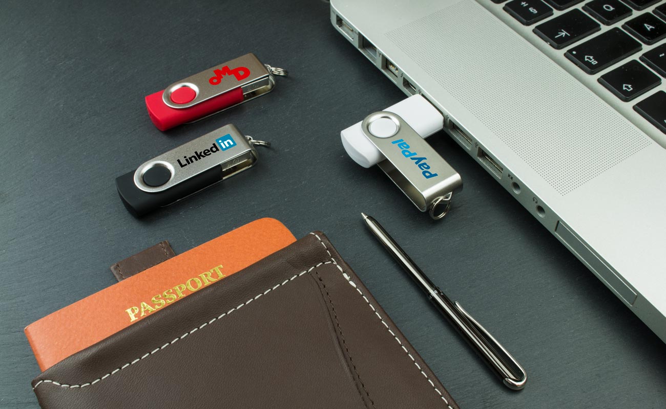 Custom USB Flash Drives Imprinted with your Logo